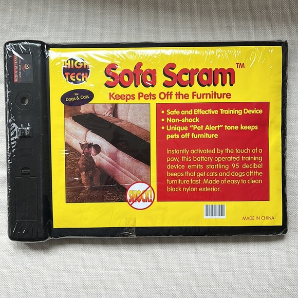 Sofa Scram | Other | High Tech Sonic Sofa Scram Keep Pets Off Furniture ...